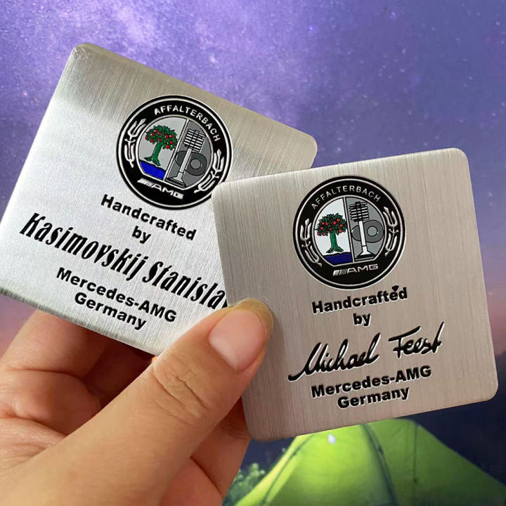 3D Aluminum Apple Tree AMG Edition AMG Logo Car Sticker Emblem Decal ...