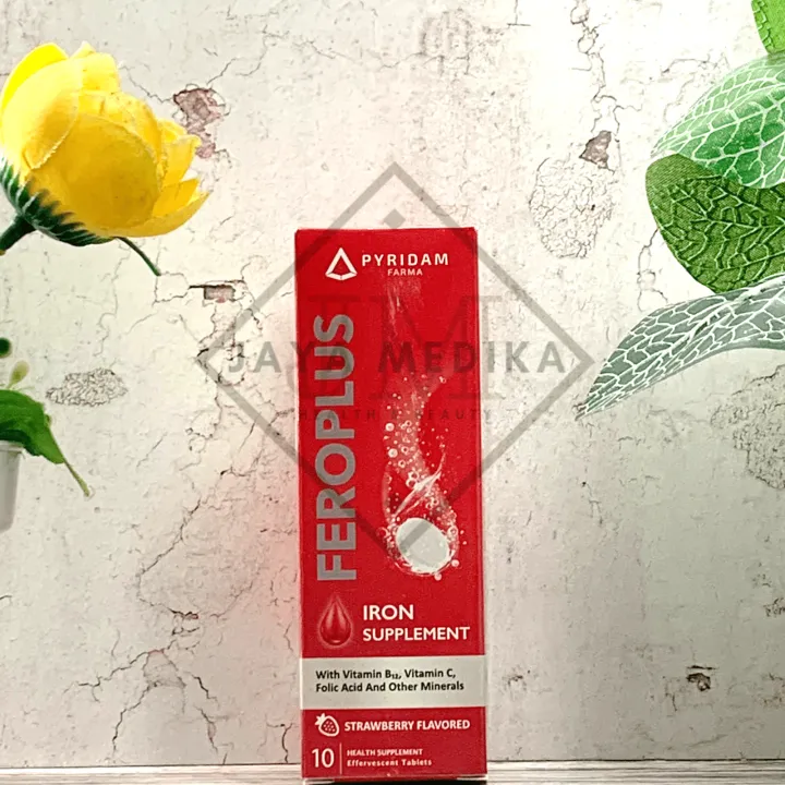 Feroplus Isi 10 Tablet Effervescent - Suplemen Zat Besi | Lazada Indonesia