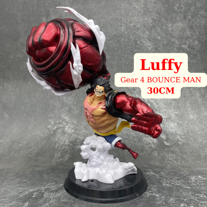 Mô Hình Luffy Gear 4 BOUNCE MAN Cao 30 Cm, figure mô hình anmie one ...