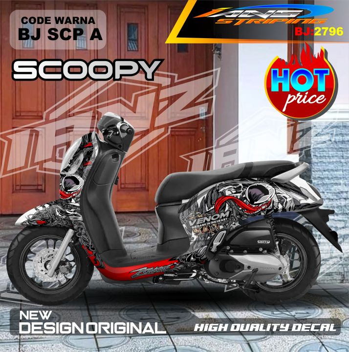 STIKER NEW DESAIN CUSTOM FULL BODY SCOOPY-STIKER DECAL UPDATE TERMURAH ...