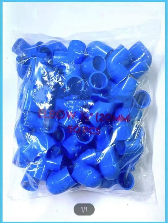 PVC Blue Plain Elbow - 1/2, 3/4, 1, 1-1/4 and 1-1/2 and 2 | Lazada PH