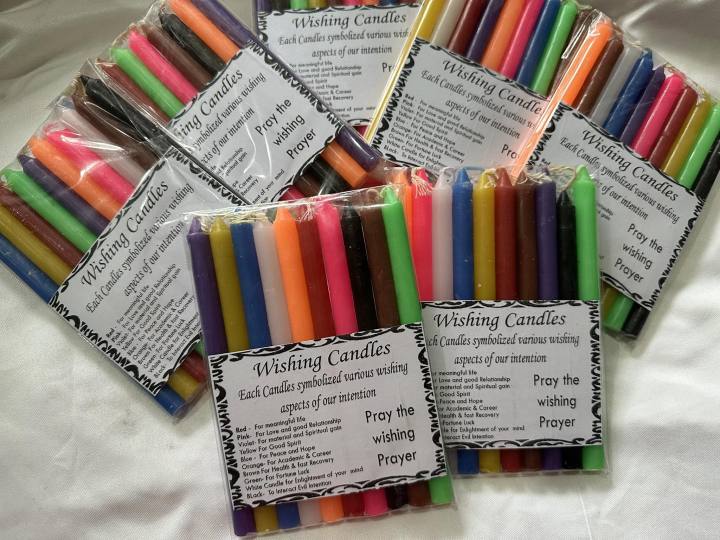 WISHING CANDLES 10 COLORS | Lazada PH