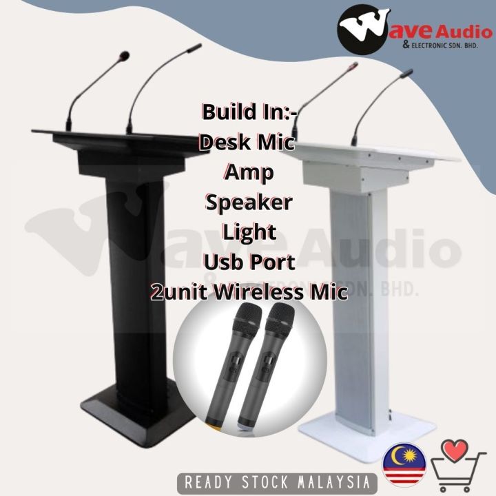 Rostrum / Podium Pa System With Built In Speakers, Amplifier ...