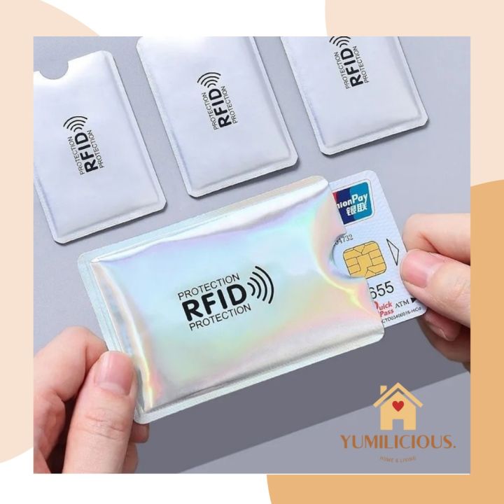 YUMILICIOUS RFID Card Holder Anti Scam Anti Thief Safety Bank Card ID ...