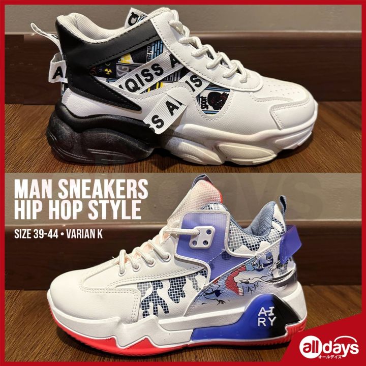 Alldays Sepatu Sneakers Pria / Man Sneakers Hip Hop Style VARIAN K Size ...