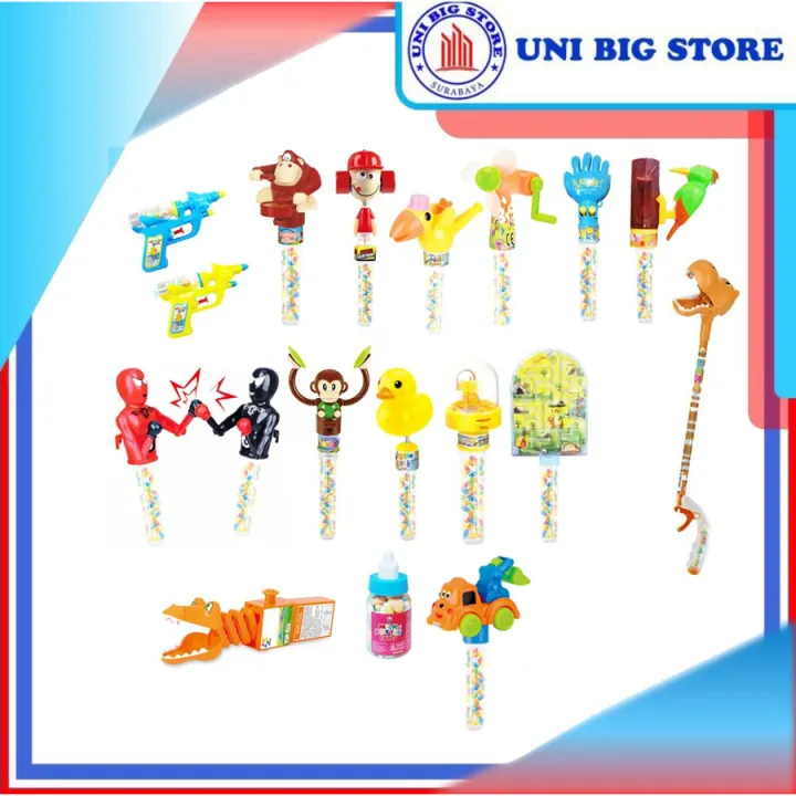 JUQI Candy Toys Candy Hand Fan | Cayman | Whistle | Drumming | Giggle ...