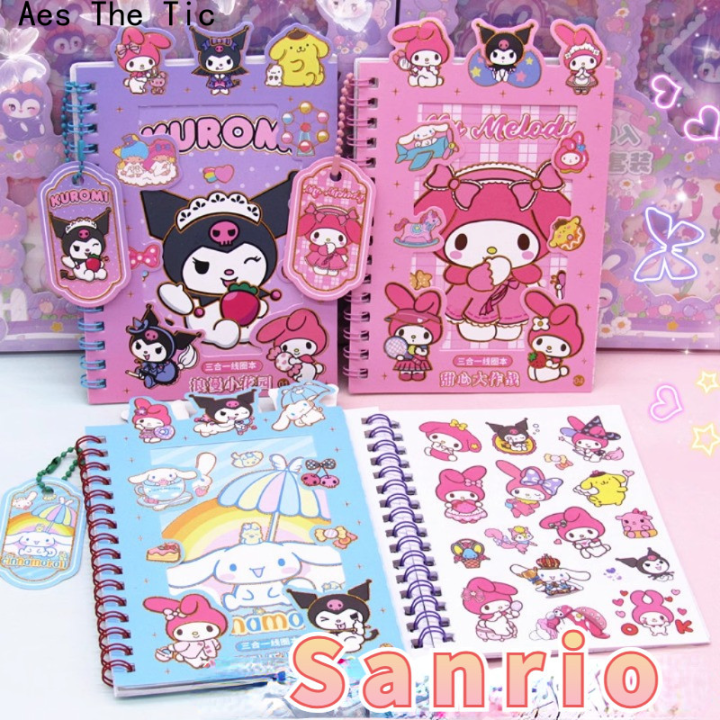 Aes The Tic Sanrio Pasting Cinnamoroll Book Scroll Kuromi String of ...