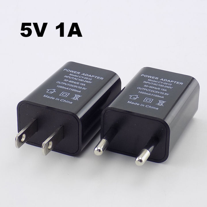 5V 1A 1000ma Mini USB Charger Power Supply Adapter Wall Desktop Charger ...