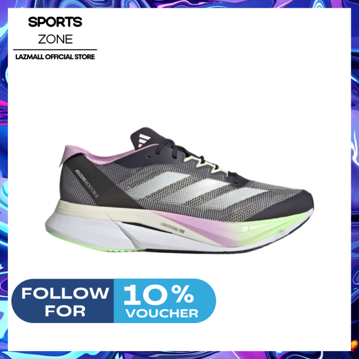 Adidas Adizero Boston 12 - Men Running Shoes (Aurora Black) IG3319 | Lazada Singapore