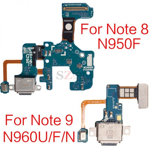 1pcs Charger Data Flex Cable For Samsung Galaxy Note 8 9 N950F N960F N960U N960N USB Charging ...