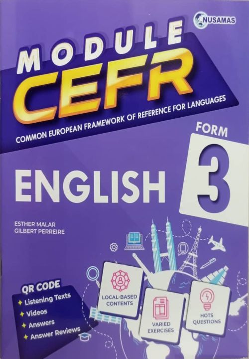 MODULE CEFR ENGLISH FORM 3 (NUSAMAS) 2025 | Lazada