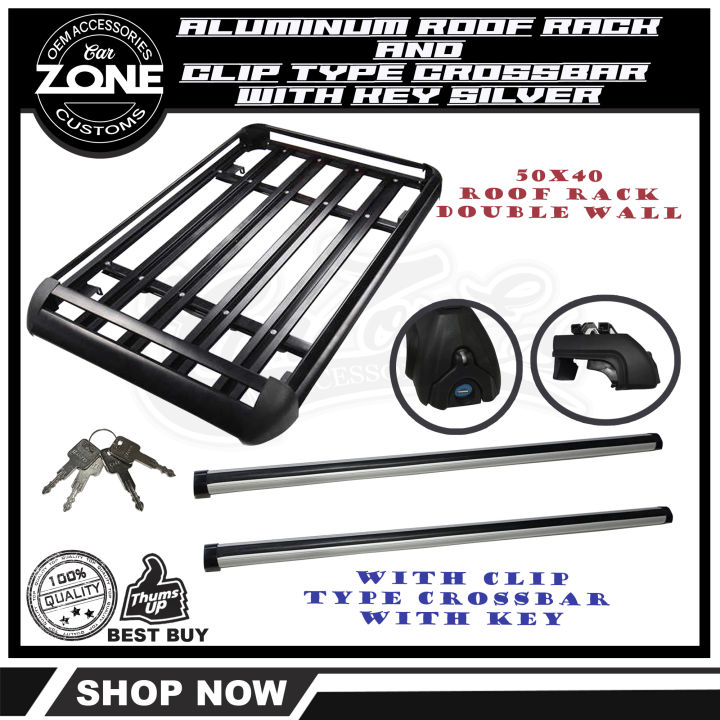 Toyota Rush 2018-2021 50x40 Aluminum Double Wall Roof Rack / Roofrack ...