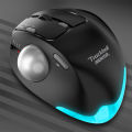 Wireless Bluetooth Trackball Mouse 2.4G RGB Ergonomic Rechargeable ...