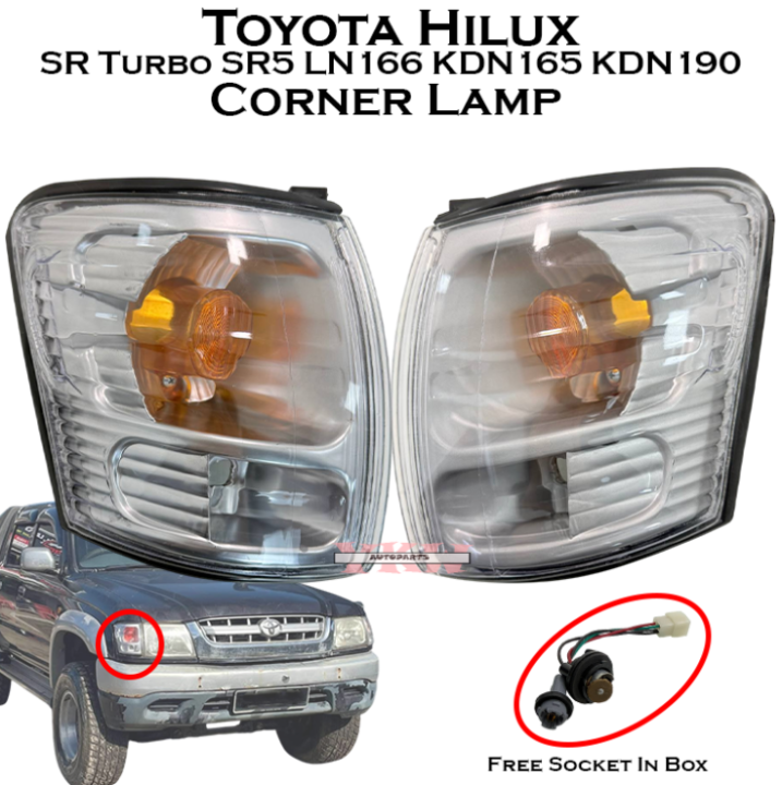 Toyota Hilux SR Turbo SR5 LN166 KDN165 KDN190 2001-2004 Corner Lamp ...