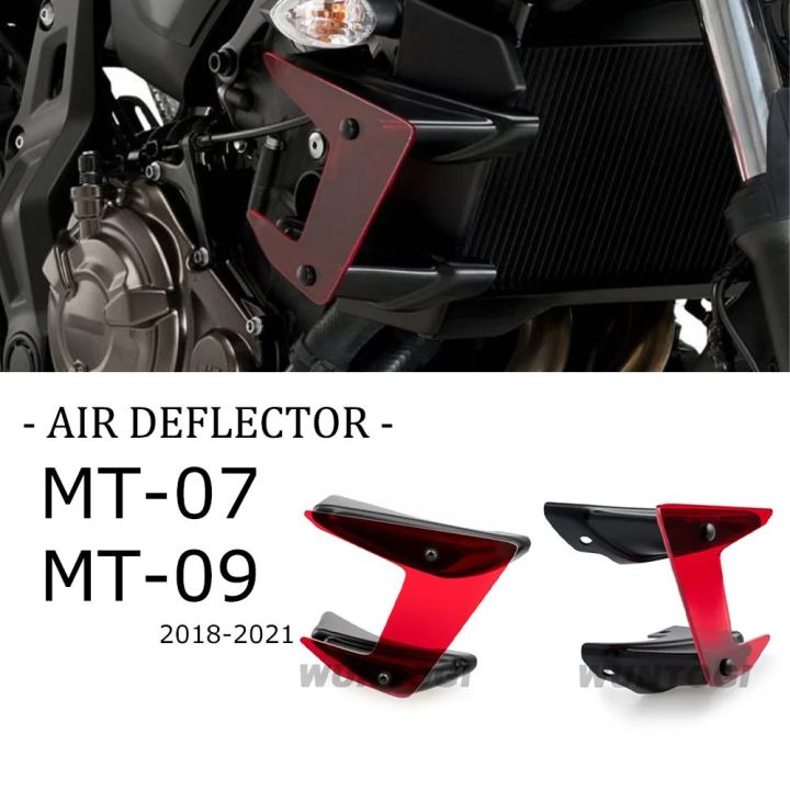 MT07 MT 07 Motorcycle Accessories Side Winglet Downforce Naked Spoilers ...