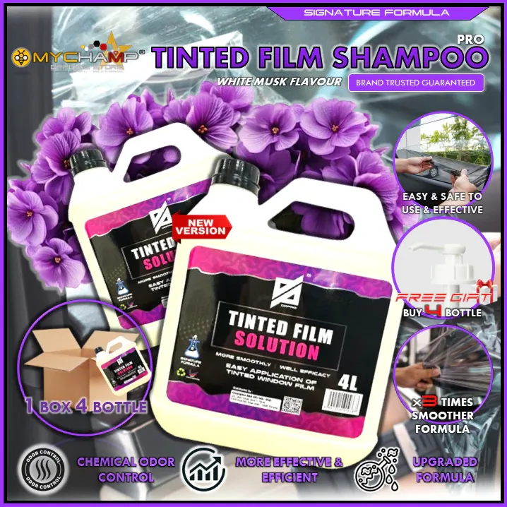 TINTED SHAMPOO TINTED SOLUTION FOR CAR WINDOW (4 Liter) | Lazada
