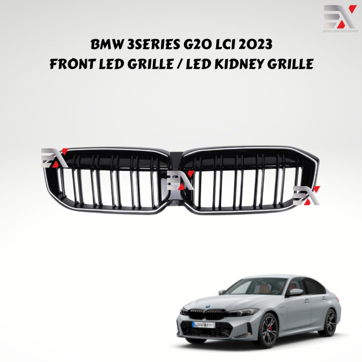 BMW 3SERIES G20 LCI 2023 LED FRONT GRILLE LED KIDNEY GRILLE 发光中网 | Lazada