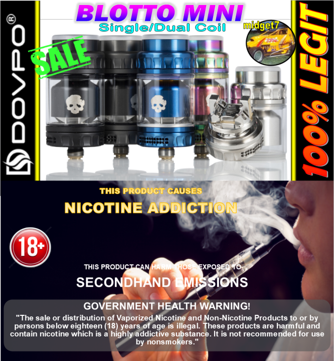 DOVPO Blotto Mini RTA 23.3mm | Lazada PH