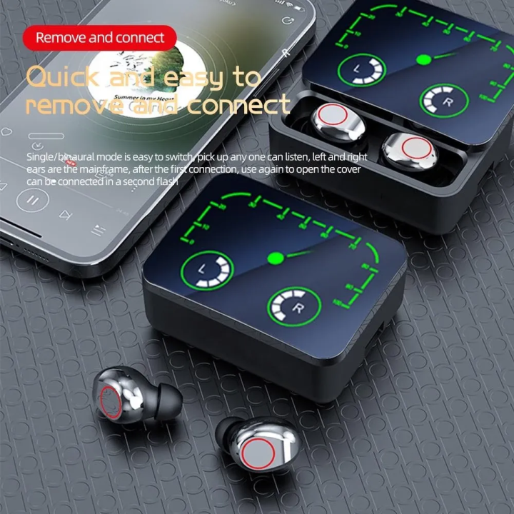 M90 MAX Wireless Headset Bluetooth 5.3 TWS Earbuds Music Sports Headset ...