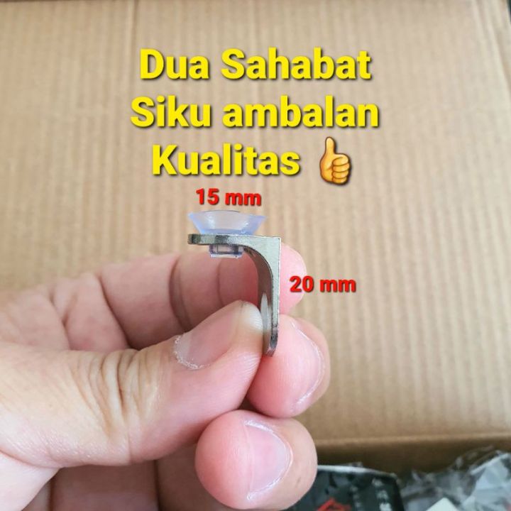SIKU L AMBALAN JEPIT KACA RAK MEJA TATAKAN KITCHEN SET KAYU | Lazada ...