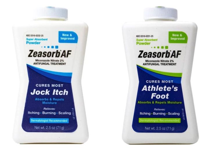 Zeasorb AF - Antifungal Treatment Jock Itch OR Athlete's Foot - Powder ...