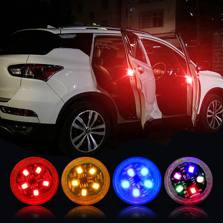 LED Strobe Flashing Wireless Magnetic Car Opening Door Warning Light ...