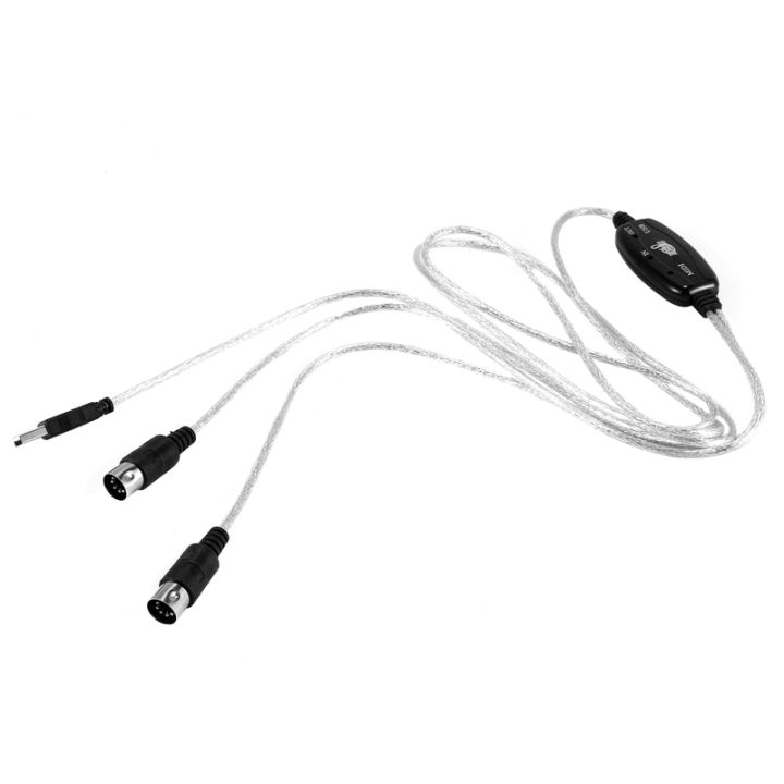 Usb In Out Midi Cable Converter Pc To Music Keyboard Adapter Cord Lazada Ph
