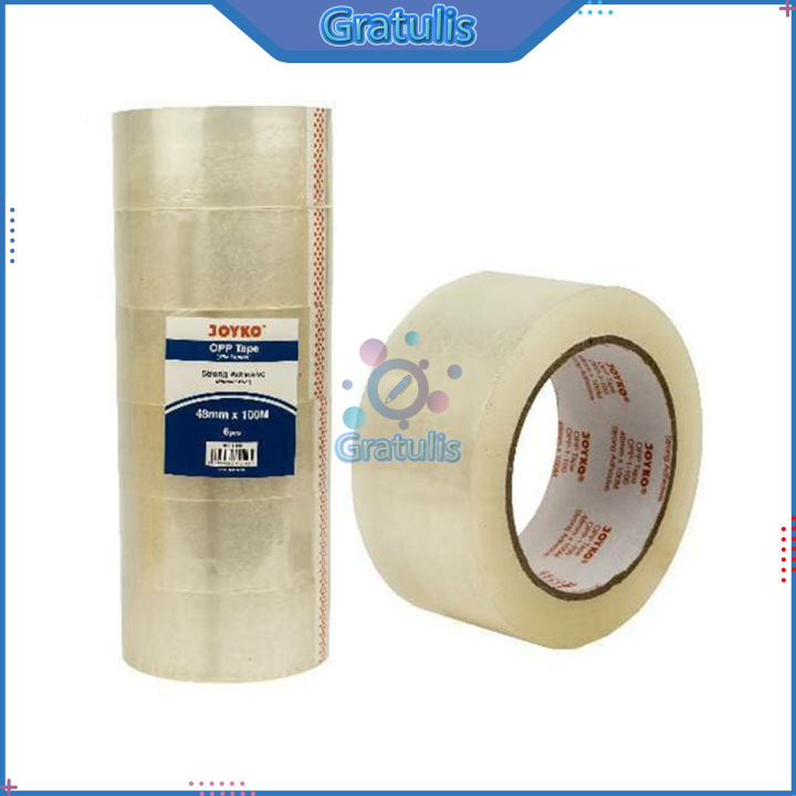 LAKBAN BENING BESAR JOYKO 2 INCH [48 MM X 109 M / ROLL] / SOLATIP BENING BESAR / SOLASI BENING ...