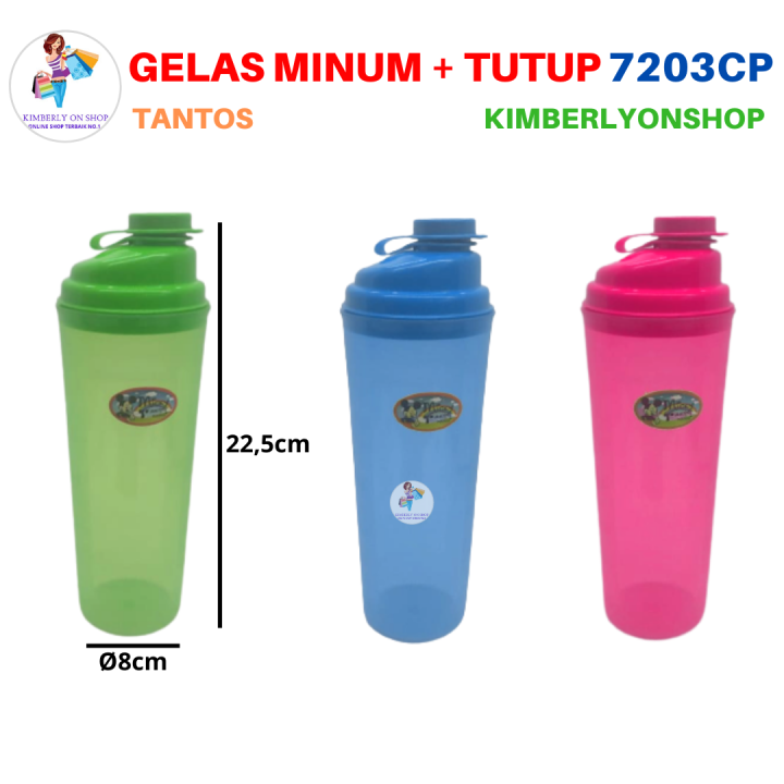 Gelas Minum Tempat Air Minum Botol Air 600 ml 7203 CP Tantos | Lazada ...