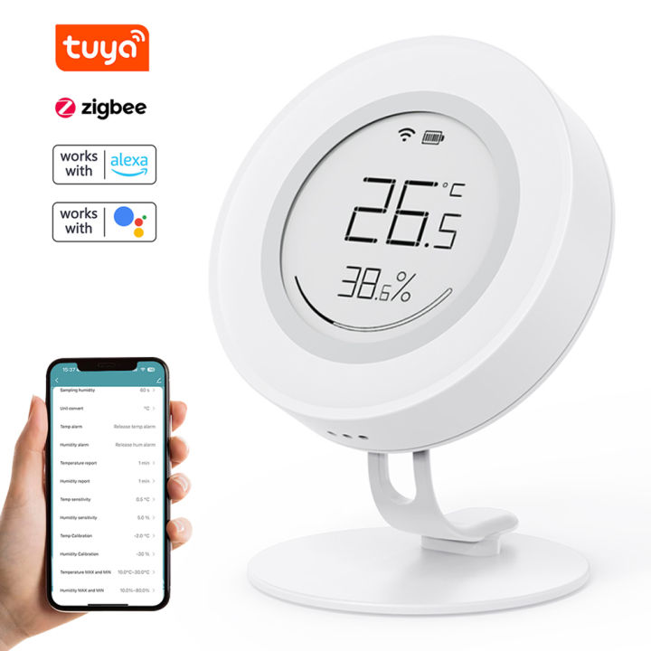 With And Amazon Room Display Temperature Tuya Temperature Meter ...