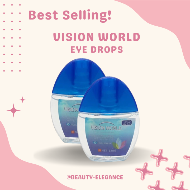 13mL Vision World Eye Drops | Relief for Dry and Tired Eyes | Eye ...