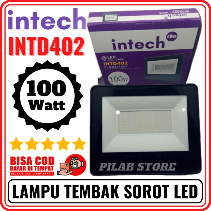 INTECH / IN-TECH Lampu Sorot LED 100W / Tembak / Panggung / Outdoor ...