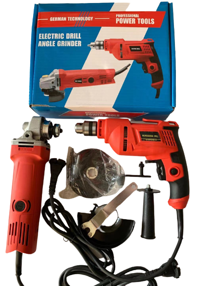 Luck⭐Power Tool Drill Driver and Grinder with Accessories tools 1 Set ...