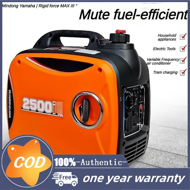 Gasoline Generator DC Intelligent Frequency Conversion Self-Stop Silent ...