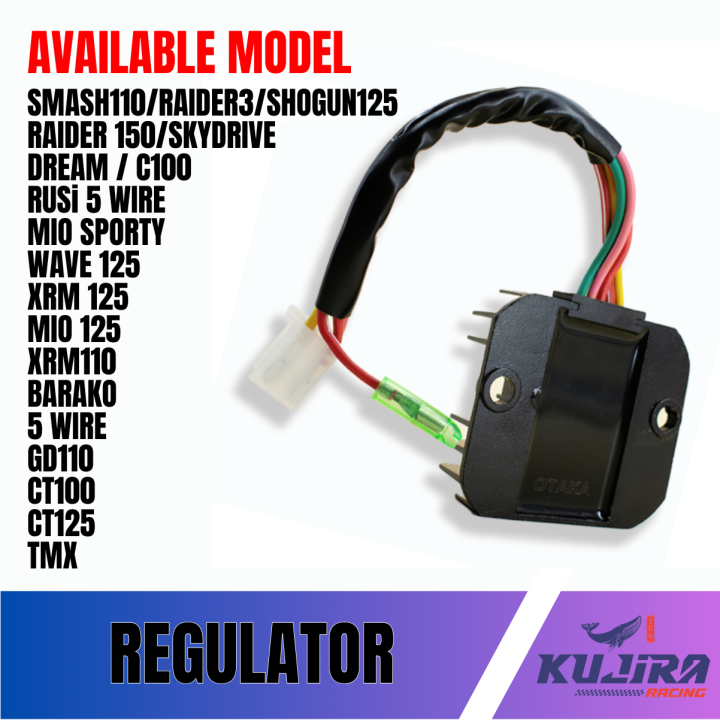 OTAKA MOTORCYCLE REGULATOR FOR MOTORCYCLE BARAKO, CB125, CT100, CT125 ...