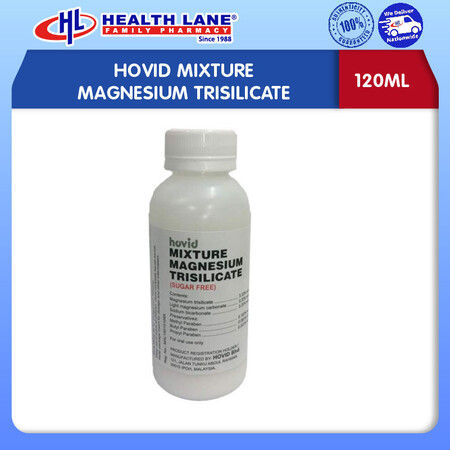HOVID MIXTURE MAGNESIUM TRISILICATE (MMT) (120ML) | Lazada