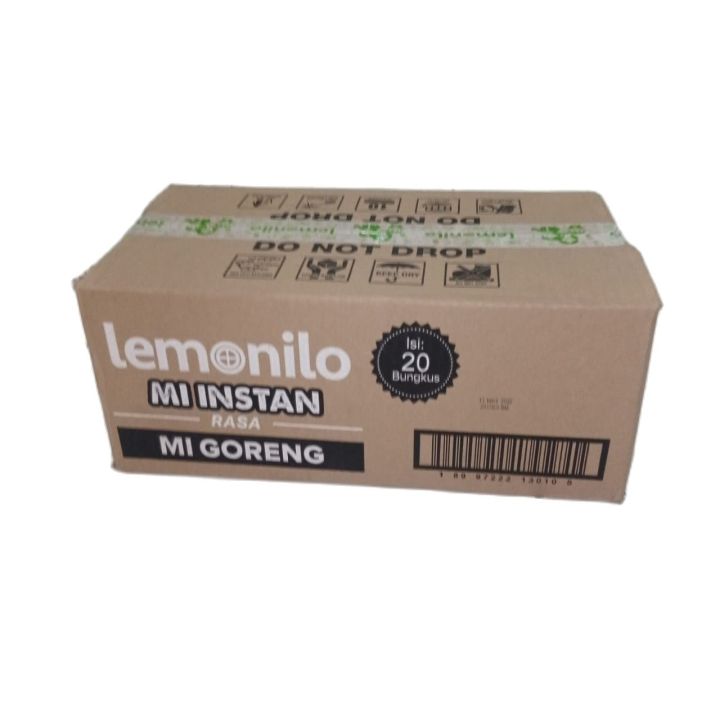 Satu dus Mie Lemonilo Goreng Mie Instan Alami 1 Dus Isi 20 Pcs | Lazada ...