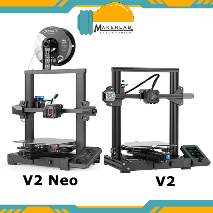 Creality Ender 3 V2 | V2 Neo Upgraded Version Makerlab 3D Printer Ender3 Makerlab Electronics ...