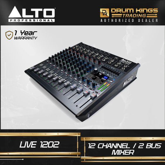 Alto Professional Live 1202 12-Channel / 2-Bus Mixer | Lazada PH