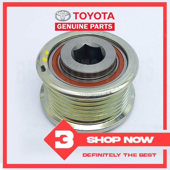 Genuine Toyota Alternator Pulley for Toyota Fortuner 2005-2015 / Toyota ...