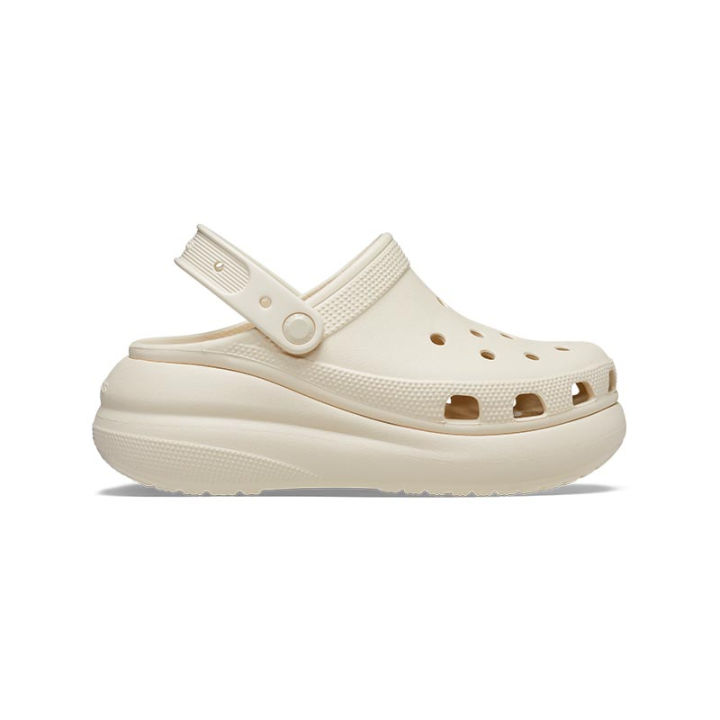 [พร้อมส่ง] Crocs Classic Crush Clog Bone 207521-2Y2 | Lazada.co.th