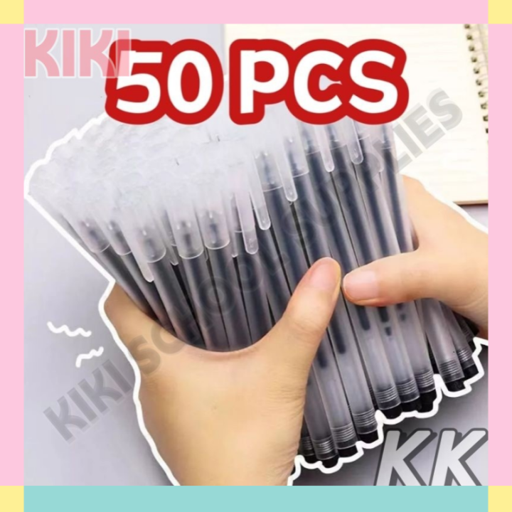 KK 10/20/50PCS MUJI Gel Pen Ballpen Neutral Pen Black Frosted Full ...