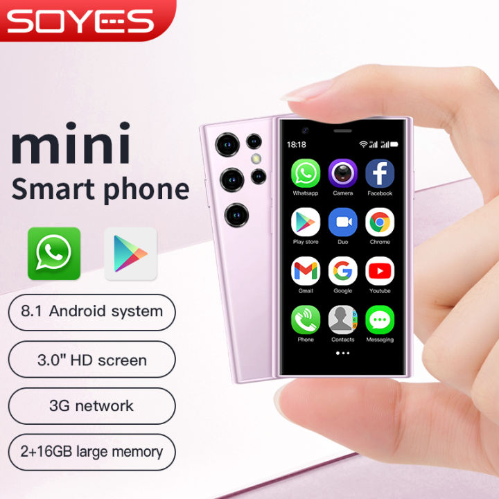 Global Version SOYES S23 PRO Mini 3G Smartphone 3.0inch Quad Core 2GB ...