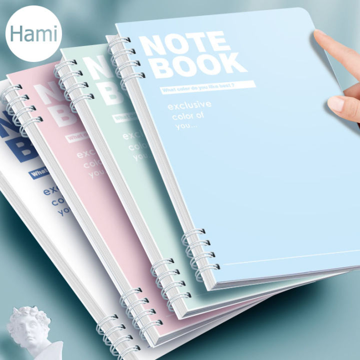 Hami 4pcs A5 Spiral Notebook For High School Morandini Color Loose Leaf ...