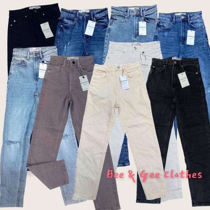 Stradivarius Slimfit Mom Jeans Sizes 28-34 | Lazada PH