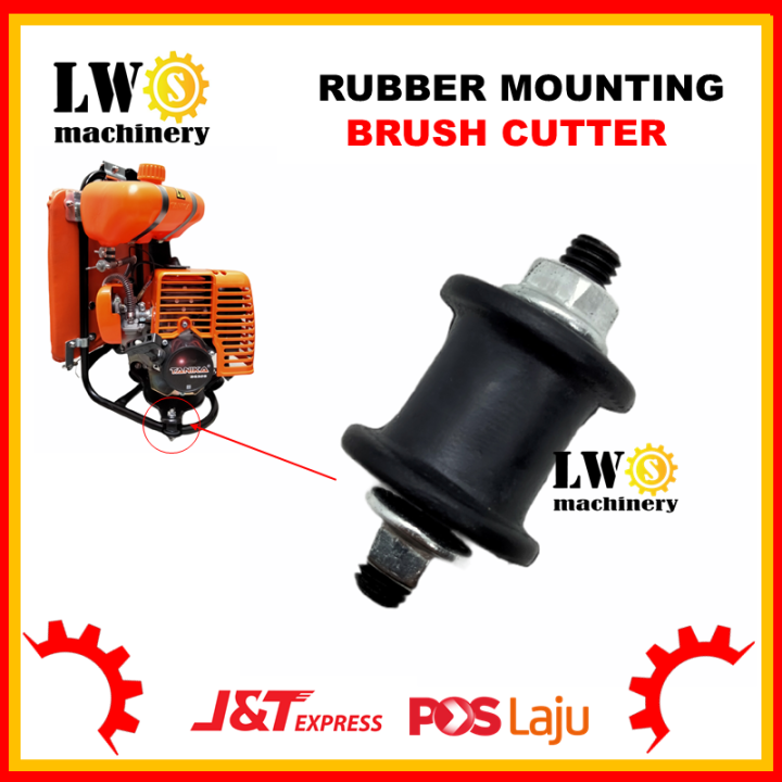 HEAVY DUTY tapak getah mesin rumput mounting brush cutter mouting ...