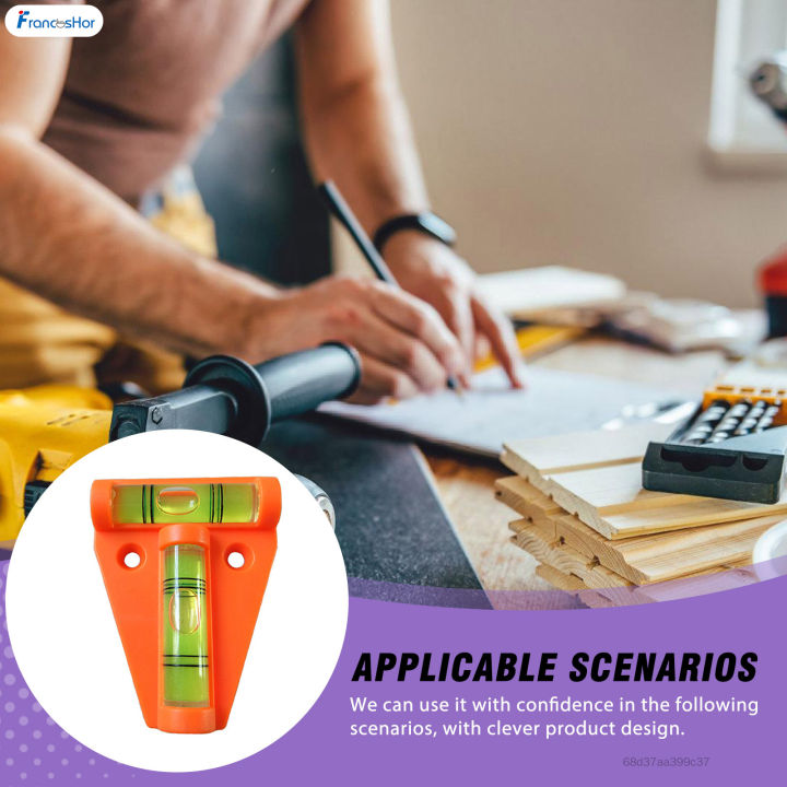 Frances Triangular T-Shaped Level Plastic Magnetic T-Shape Level Tool ...