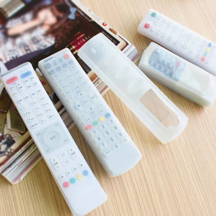ROLL Transparent Remote Control Protective Sleeve Dustproof Silica Gel ...