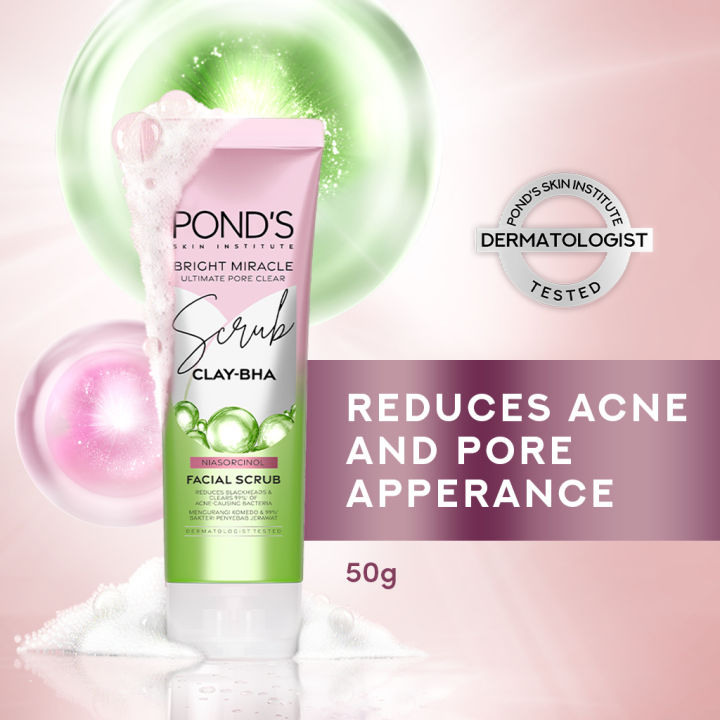 POND'S Pore Clear Facial Scrub 50G | Lazada PH
