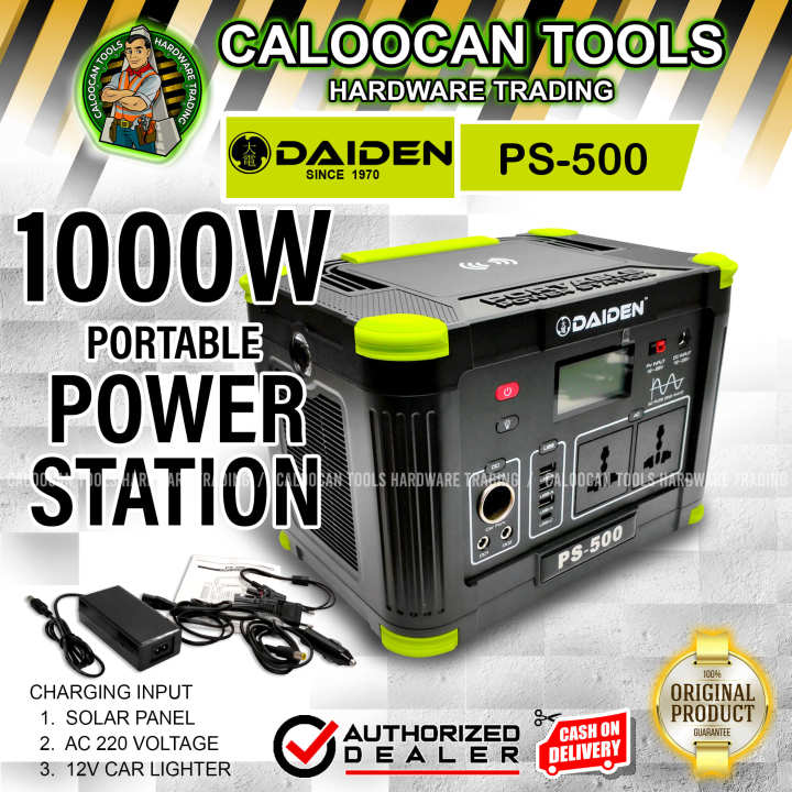 DAIDEN Japan Inverter Generator Portable Powerstation (600W, 1000W ...